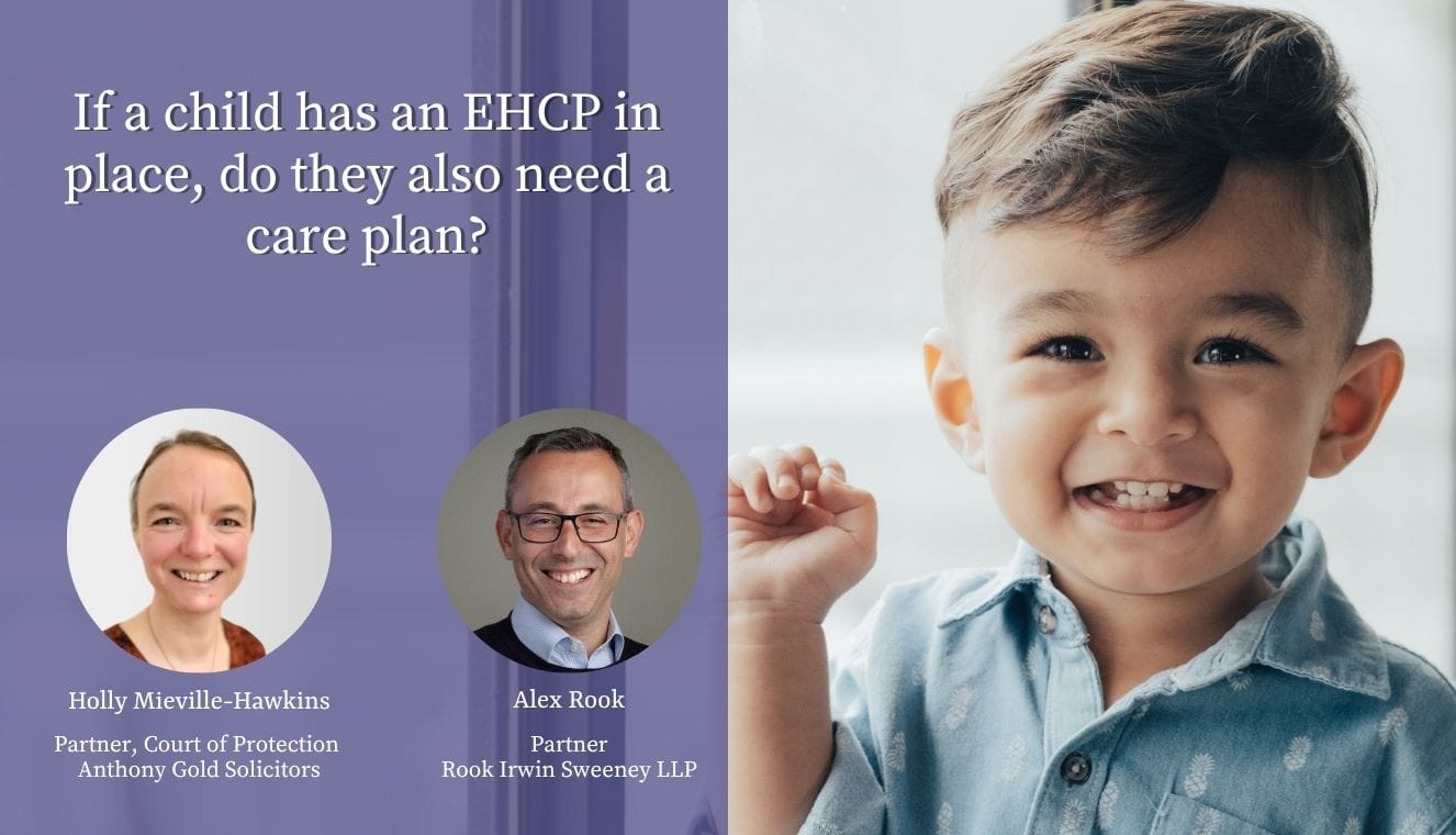 If a child has an EHCP in place, do they also need a care plan ...